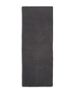 Aqua Polka Dot Woven Scarf Exclusive - Black/grey