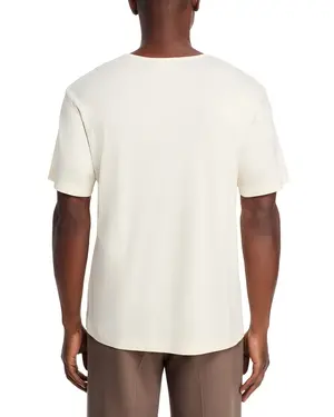 LEMAIRE Rib U Neck Tee