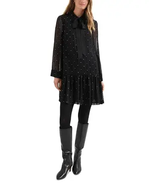 PHASE EIGHT Tessa Glitter Mini Dress