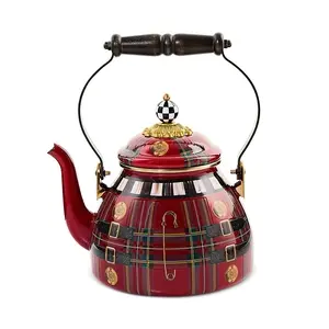MACKENZIE-CHILDS The Kilted 2 Quart Tea Kettle - No Color