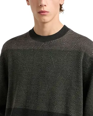 Emporio Armani Wool Sweater - Solid Medium