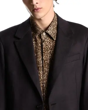 Emporio Armani Regular Fit Cashmere Blazer