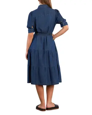 BILLY T Dreamer Belted Shirtdress