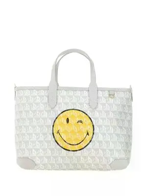 ANYA HINDMARCH Graphic Print Tote Bag - White