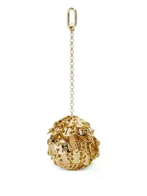 Rabanne Chain Charm Keyring - Gold