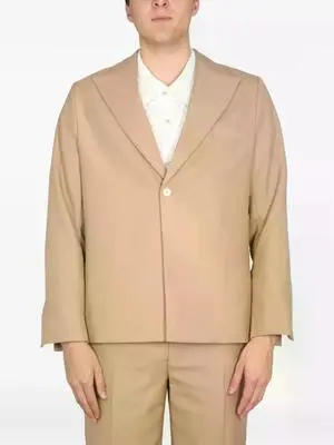 Séfr Single-breasted Jacket - Neutrals