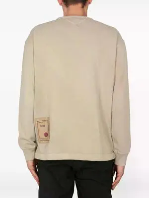 TEN C Pocket-detail Crewneck Sweatshirt