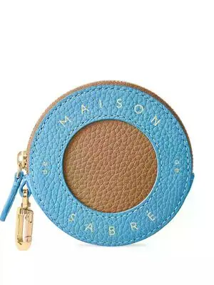 MAISON DE SABRE Zip Leather Coin Purse - Blue