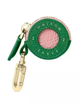MAISON DE SABRE Leather Airtag Charm - Green