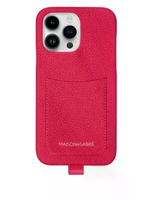 MAISON DE SABRE Sling Iphone 14 Pro Max Case - Pink