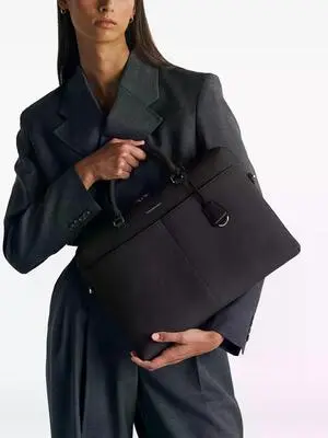 MAISON DE SABRE Leather Laptop Bag - Black