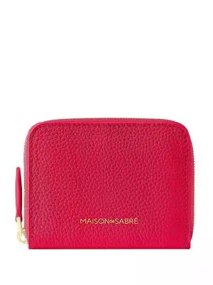 MAISON DE SABRE Small Leather Zip-fastening Wallet - Pink