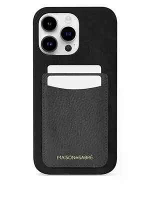 MAISON DE SABRE Card Phone Case Iphone 15 Pro Max - Black