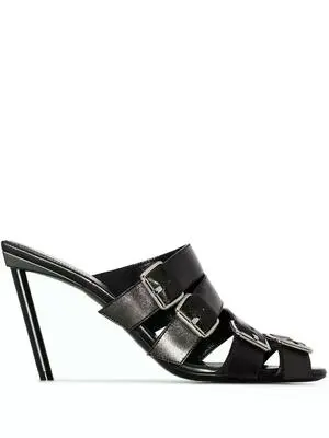 Balenciaga Strappy Buckled Mules