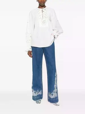 ALEMAIS Embroidered Jeans