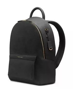 MAISON DE SABRE Leather Zip Backpack - Black