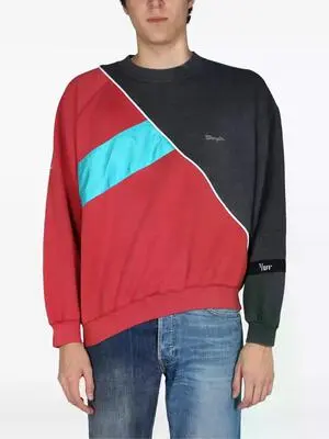 1/OFF Colourblock Sweatshirt - Red