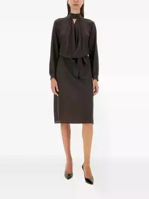 Kiton Silk Midi Dress