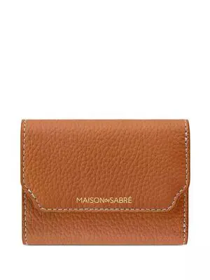 MAISON DE SABRE Leather Trifold Wallet - Brown
