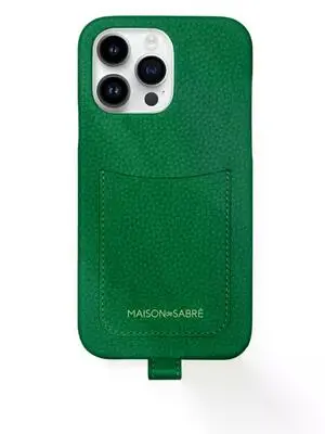 MAISON DE SABRE Sling Iphone 14 Pro Max Case - Green