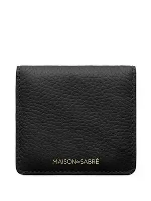 MAISON DE SABRE Leather Compact Mirror - Black