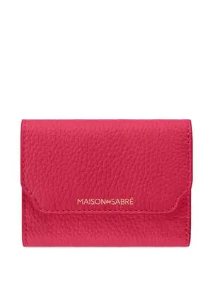 MAISON DE SABRE Leather Trifold Wallet - Pink