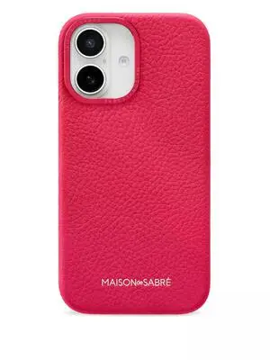 MAISON DE SABRE Leather Phone Case - Pink