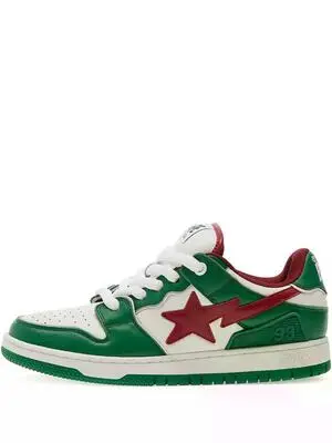 A BATHING APE Sk8 Sta 1 Sneakers Green