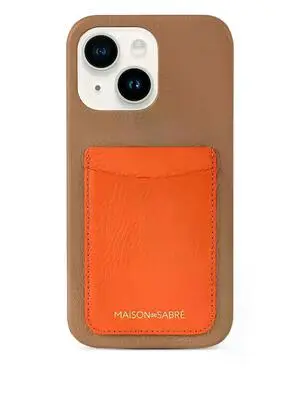MAISON DE SABRE Card Phone Case - Brown