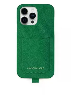 MAISON DE SABRE Sling Iphone 15 Pro Max Case - Green