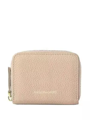 MAISON DE SABRE Small Leather Zip-fastening Wallet - Neutrals