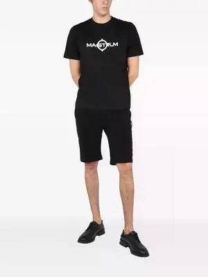 MA.STRUM Logo-patch Shorts