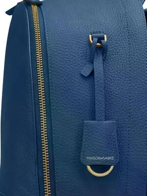 MAISON DE SABRE Leather Zip Backpack - Blue
