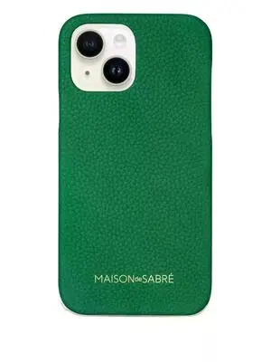 MAISON DE SABRE Leather Phone Case - Green