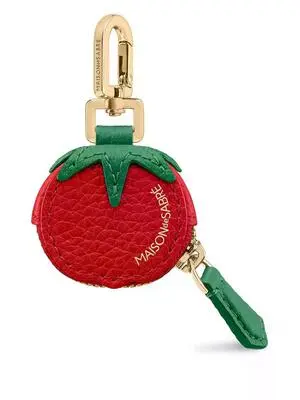 MAISON DE SABRE Tomato Zip Charm Red
