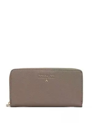 Patrizia Pepe Logo-lettering Wallet - Neutrals