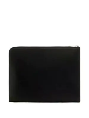 Bally Grained Finish Ribbon Clutch