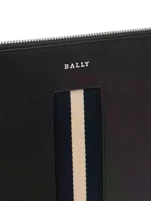 Bally Grained Finish Ribbon Clutch