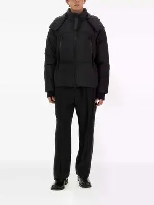 JG1 Zip-fastening Padded Jacket - Black