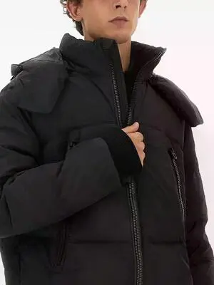 JG1 Zip-fastening Padded Jacket - Black