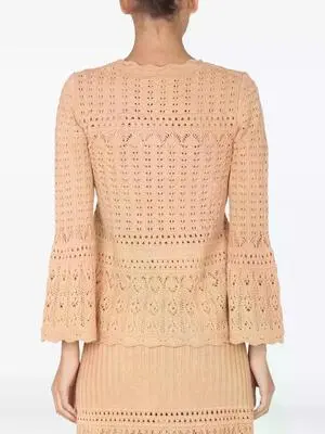 Moschino Crochet-knit Sweater
