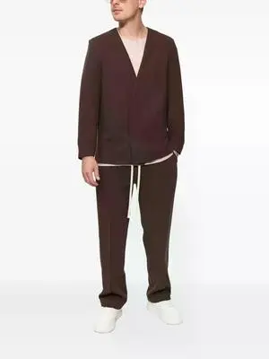 HAMZA 247 Drawstring-panelled Track Pants - Brown