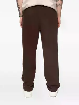 HAMZA 247 Drawstring-panelled Track Pants - Brown