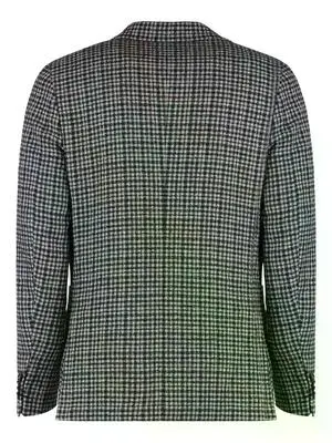 Zegna Checked Single-breasted Blazer