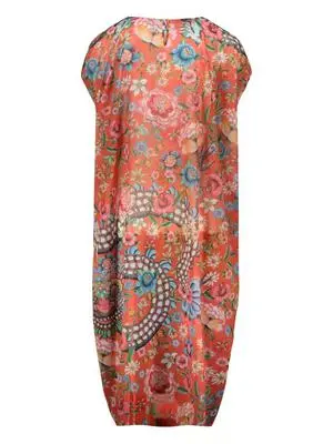 Junya Watanabe Printed Tunic Midi Dress