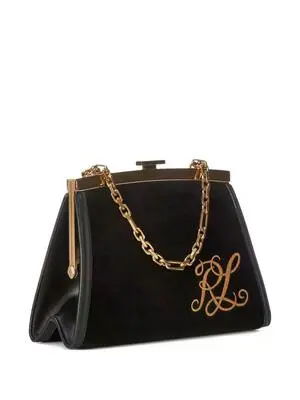 Ralph Lauren Embroidered Chain-strap Bag