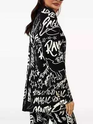 Camilla Spirit Scribble Printed Blazer