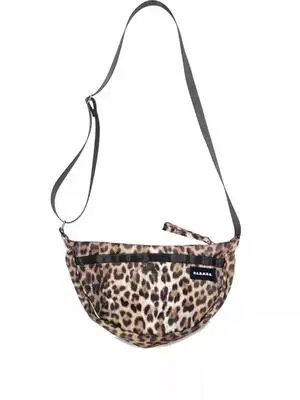 P.a.r.o.s.h Leopard-print Zip Shoulder Bag
