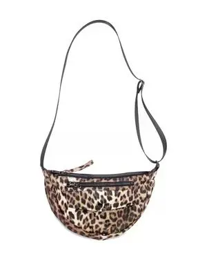 P.a.r.o.s.h Leopard-print Zip Shoulder Bag