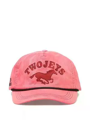 TWOJEYS Sunfaded Graphic Cap - Pink